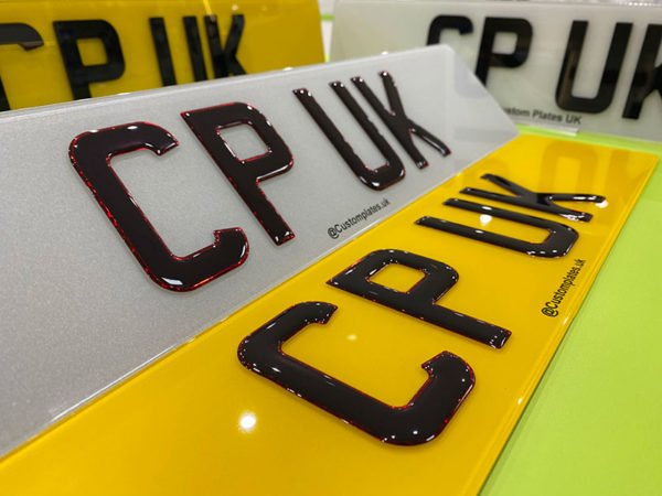 3D Number Plates - Custom Plates